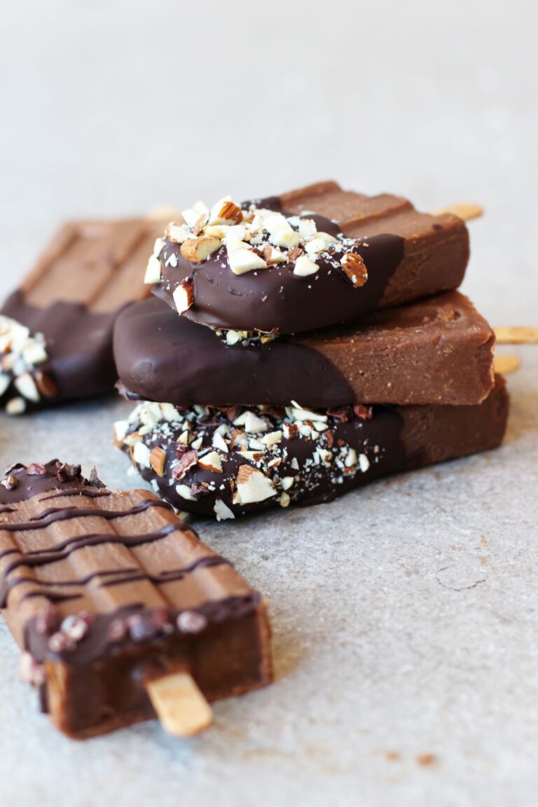 Fudge Popsicles - The Little Green Spoon