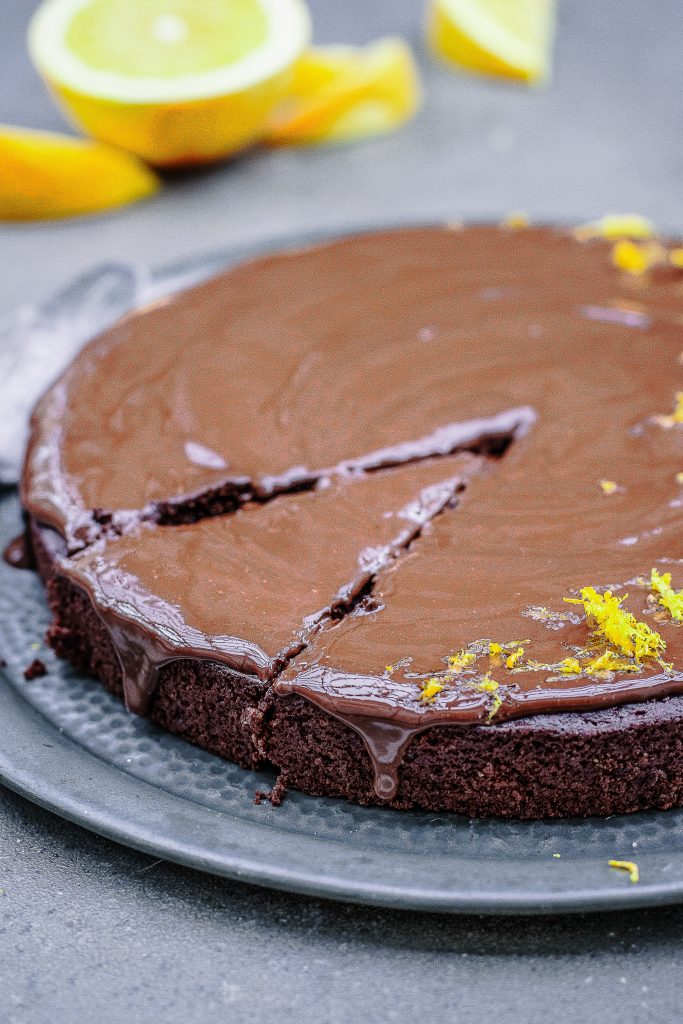 Dark Chocolate Orange Cake