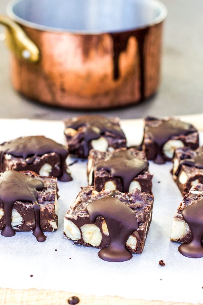 Hazelnut Fudge Chunks - The Little Green Spoon